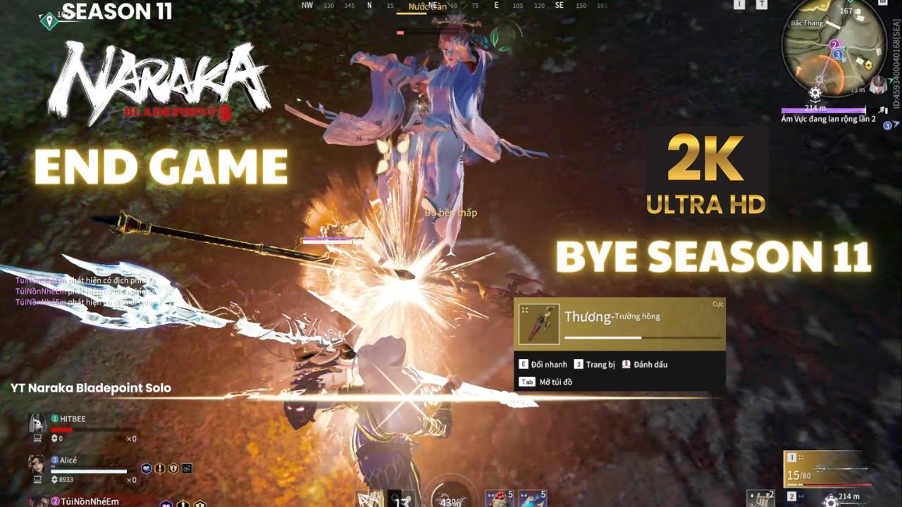 naraka bladepoint combat gameplay end season 11 | naraka bladepoint ...