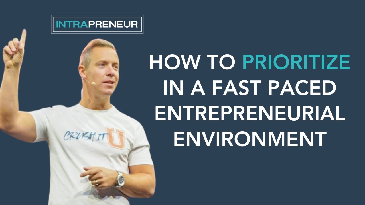 How to Prioritize in a Fast Paced Entrepreneurial Environment - YouTube