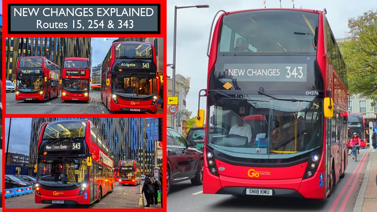 NEW BUS PROPOSALS *EXPLAINED* | Routes 15, 254 & 343 Could Be Changed ...