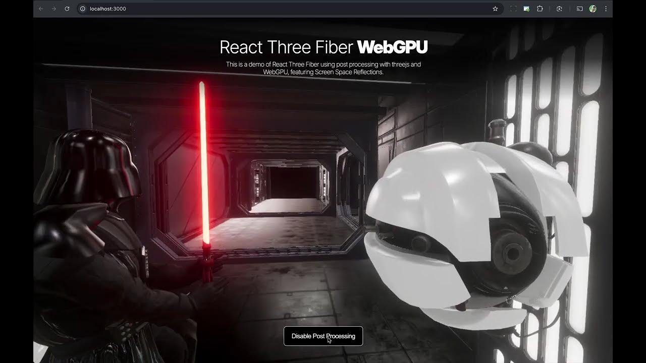 Threejs Webgpu Post Processing With React Three Fiber Youtube