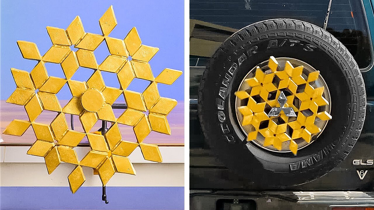 Eye-catching ideas for styling and restoring car wheels - YouTube