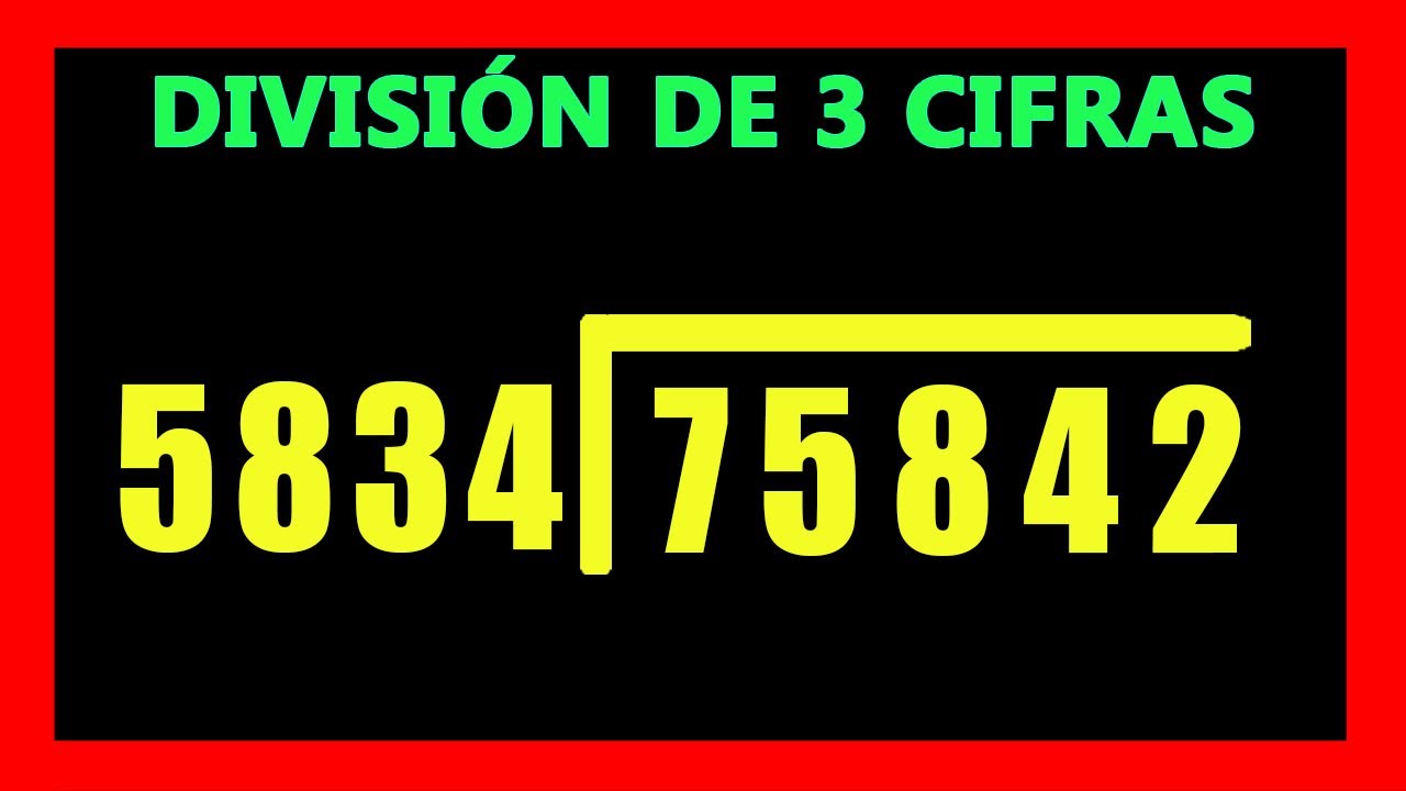 👉 Divisiones de 4 digitos Como Dividir por 4 Digitos - YouTube