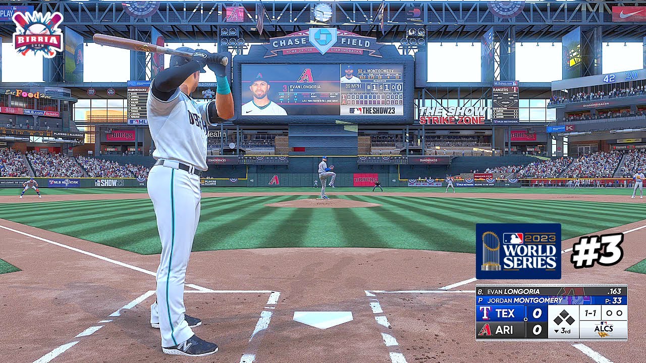 MLB The Show 23 Arizona Diamondbacks vs Texas Rangers | World Series ...