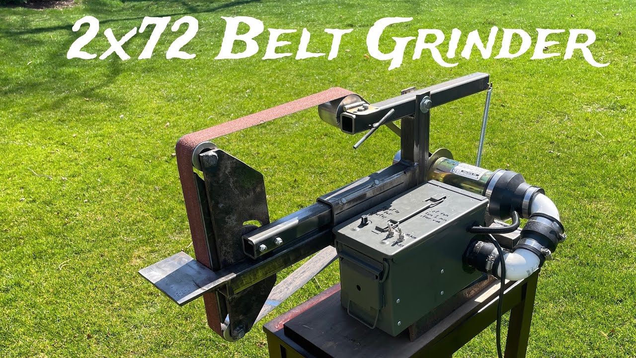 Making a 2x72 Belt Grinder out of a Treadmill! - YouTube