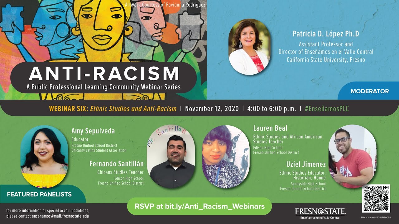 Webinar 6: Ethnic Studies and Anti-racism - YouTube