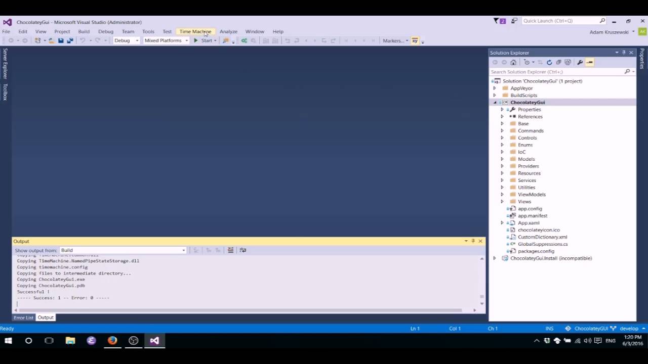 Time Machine for .NET: Compiling your Project - YouTube