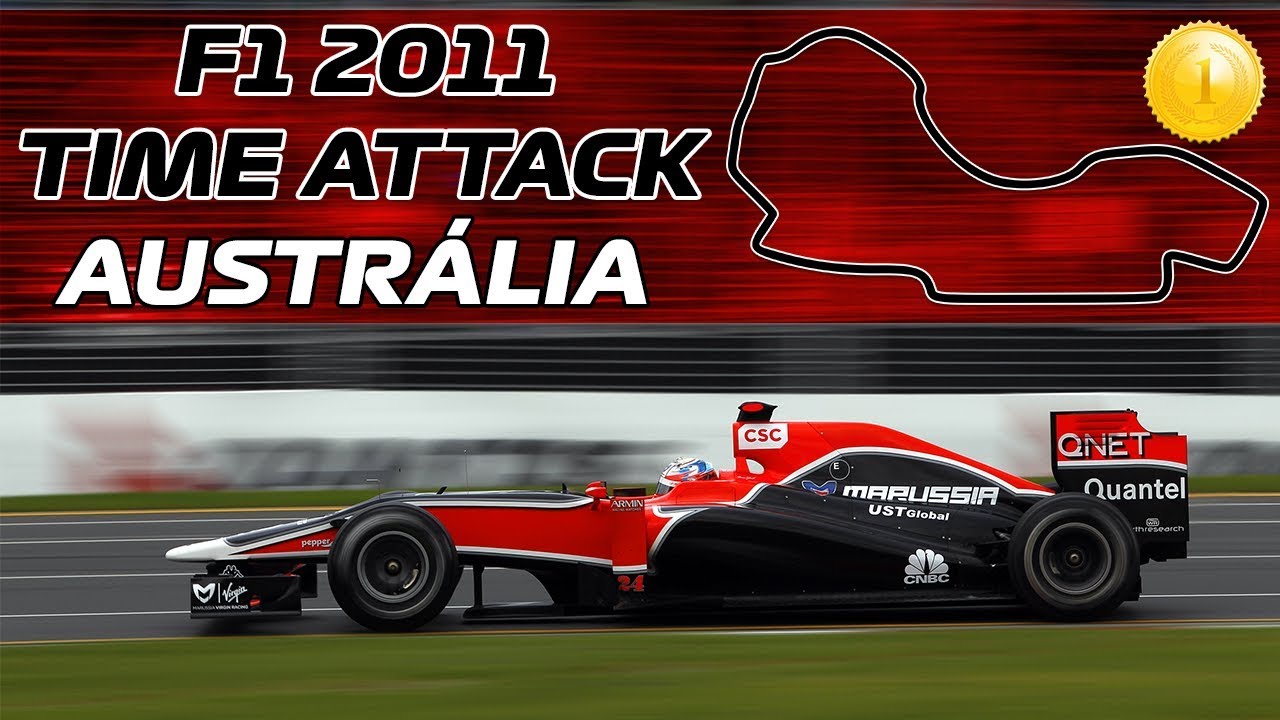 F1 2011 - TIME ATTACK SCENARIO 4 - AUSTRÁLIA - MEDALHA DE OURO | Jogos ...