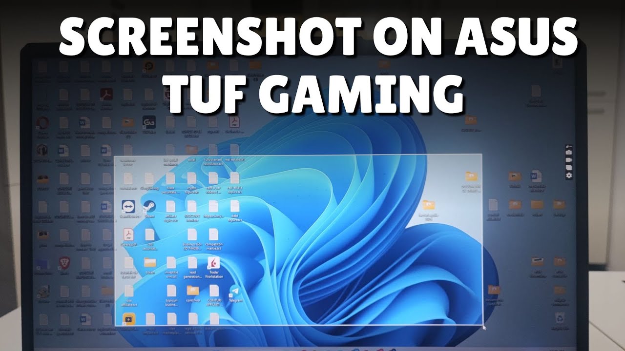How To Screenshot On Asus Tuf Gaming Laptop - YouTube