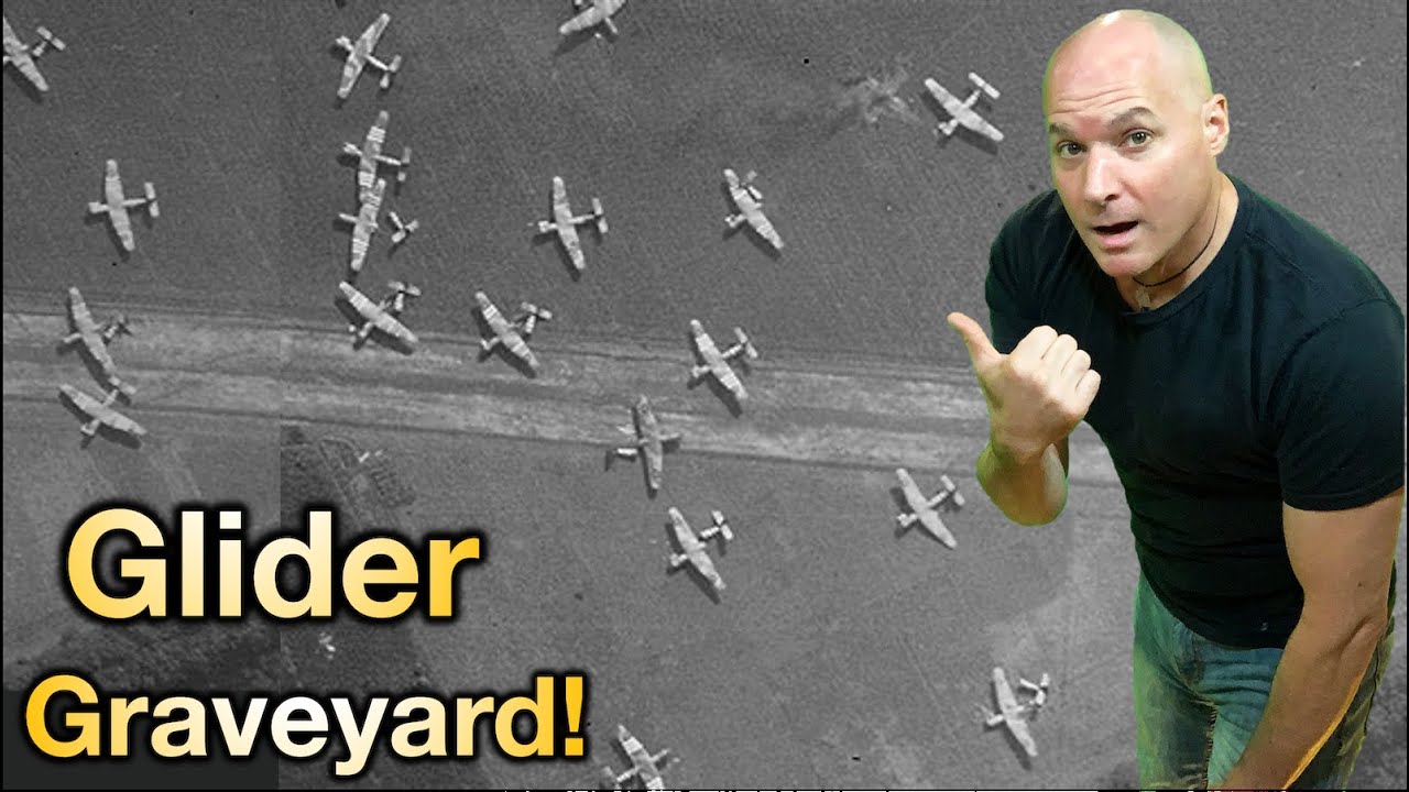 77 Years Later, WW2 Glider Graveyard Revealed by Google Maps! - YouTube