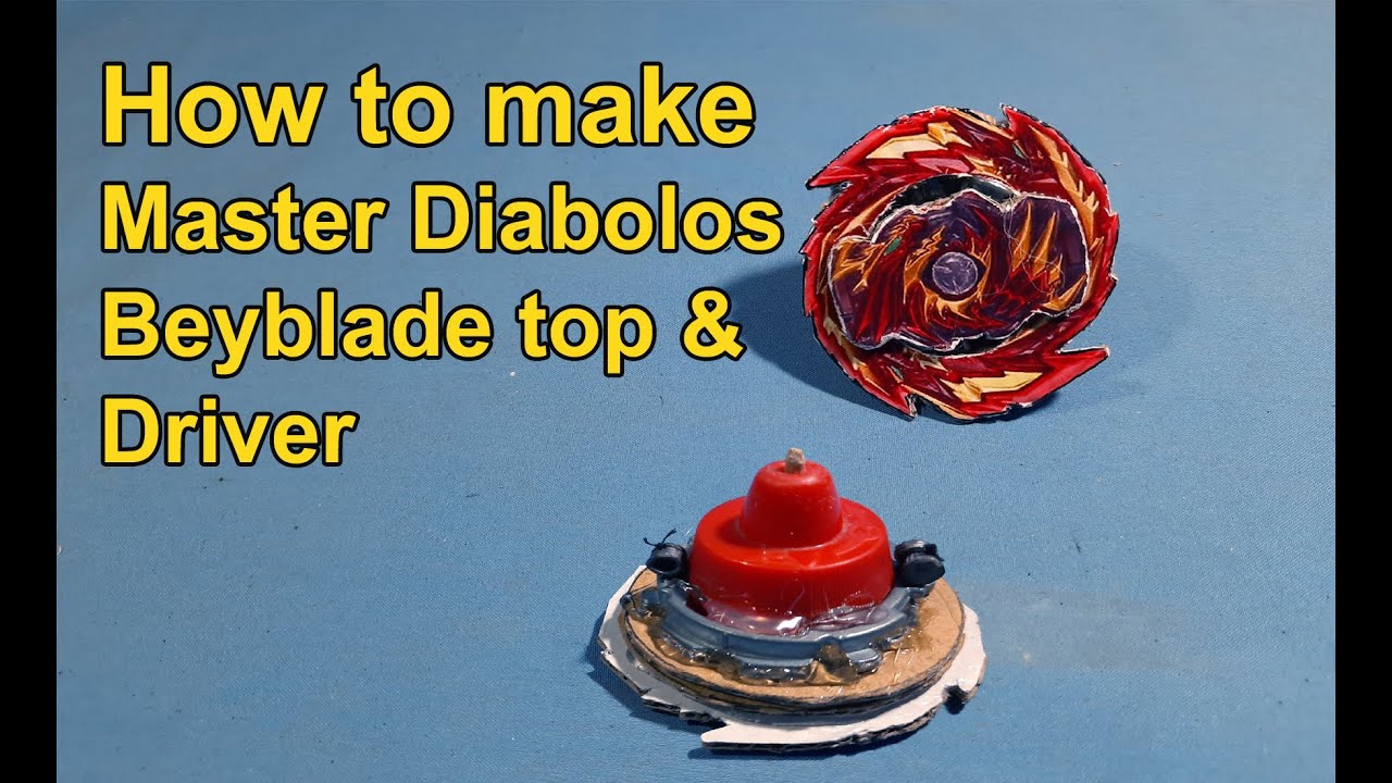 Master Diabolos Gn starter Beyblade top making | Master diabolos ...