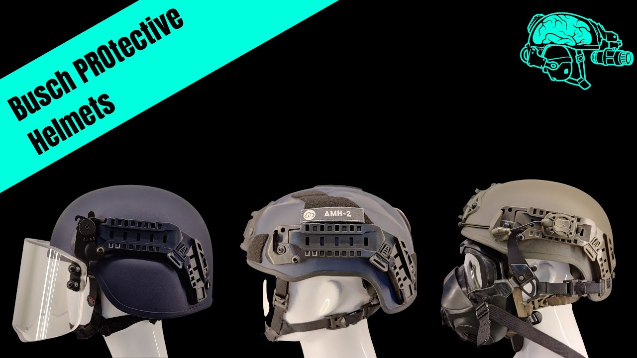 Busch PROtective (balllistic) helmets overview with the CEO Edwin Busch ...