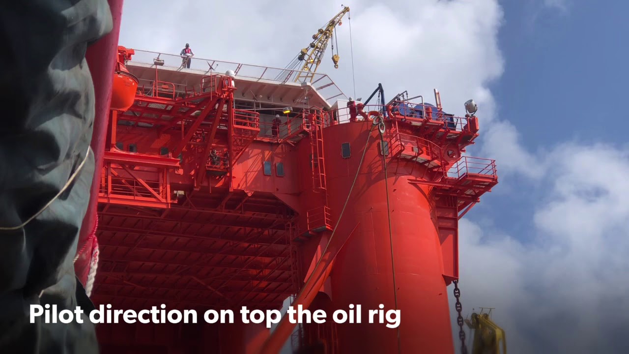 Towing Oil Rig by AHTS vessel 12.000KW - YouTube