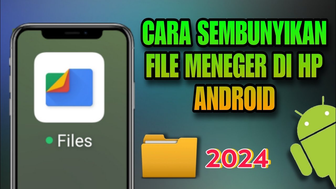 Cara Sembunyikan File Manager Di HP Android - YouTube