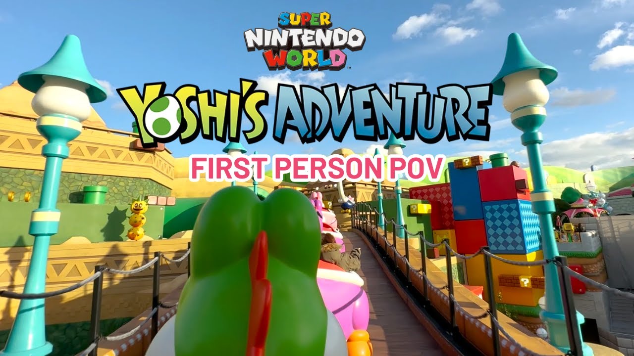 Yoshi's Adventure Ride in Super Nintendo World | Universal Studios ...
