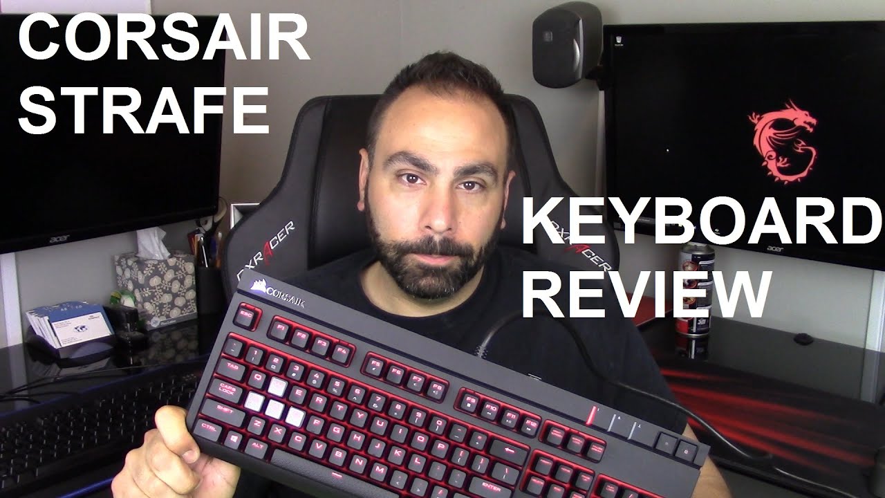 Corsair Strafe Mechanical Keyboard Review - YouTube