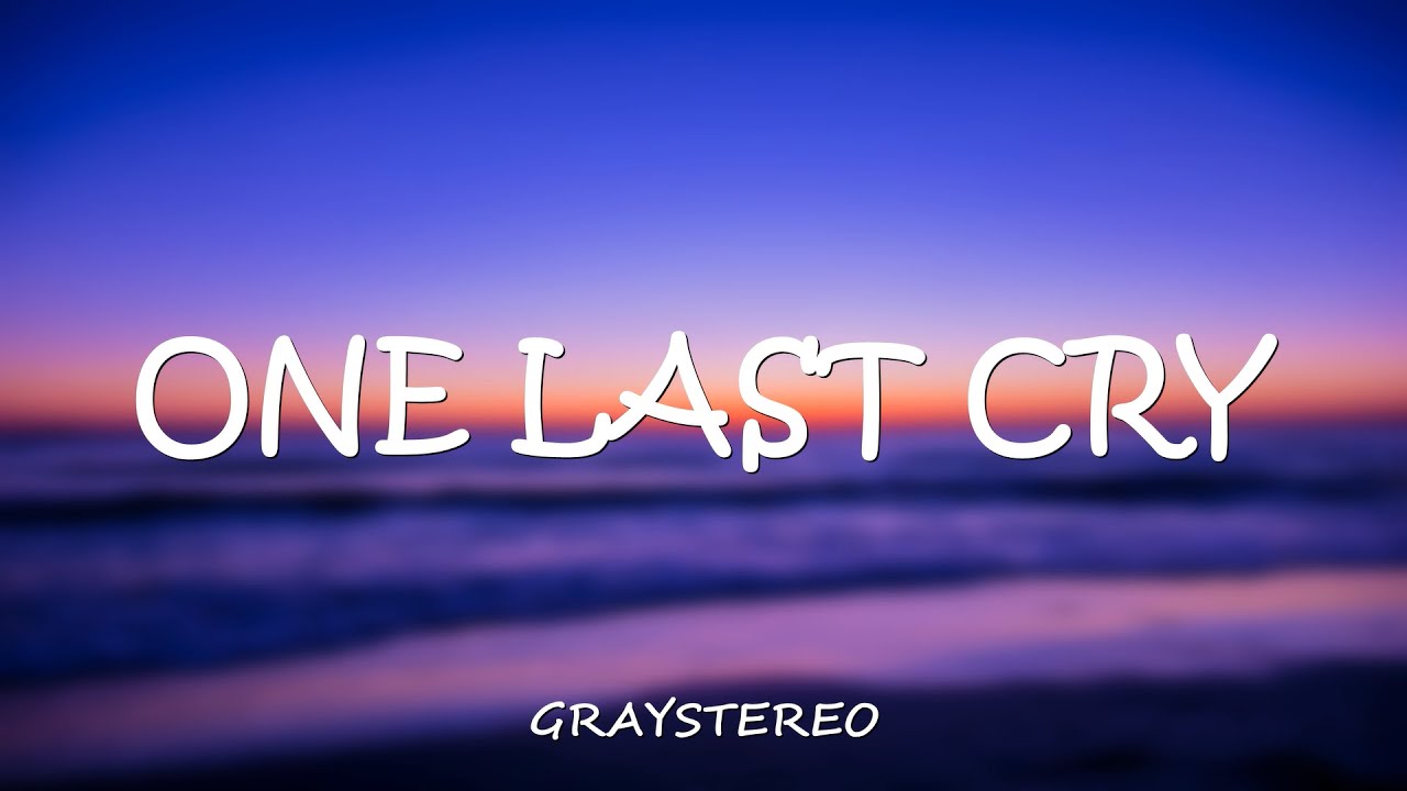 One Last Cry - Brian McKnight (Jude Pastor Cover) Lyrics - YouTube Music