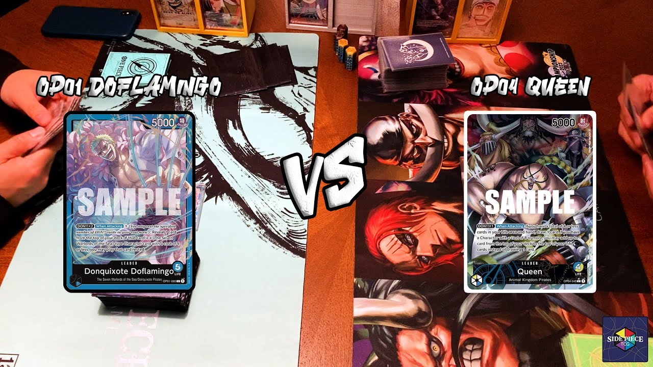 [OP09] OP01 Doflamingo vs OP04 Queen | Gameplay POV | Making Doffy ...