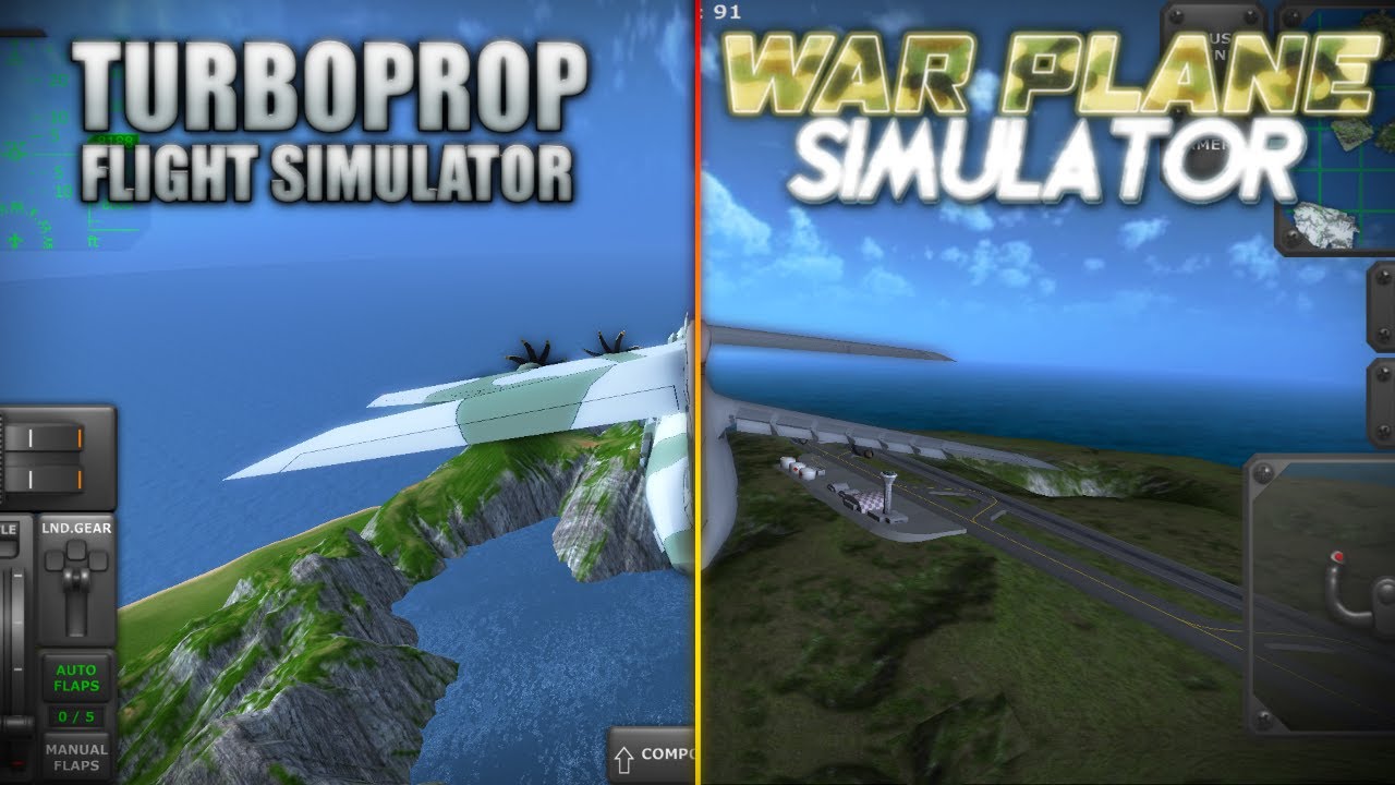 Turboprop FS VS War Plane Simulator - How Different Are They ...