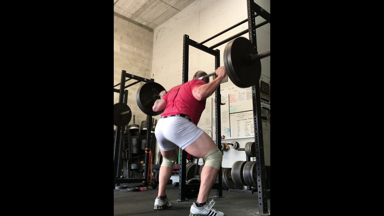 Strongman front squats - YouTube
