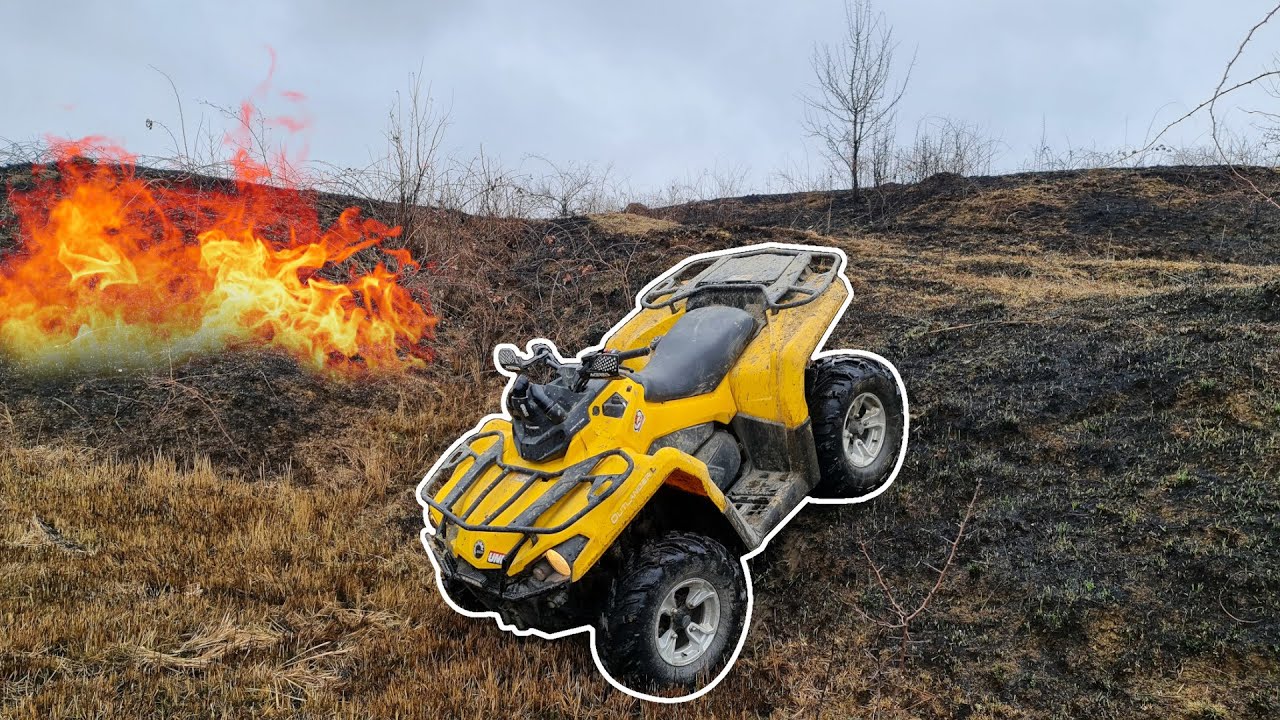 Riding Through a Burning Valley and Getting My Belt Wet // Can-Am ...