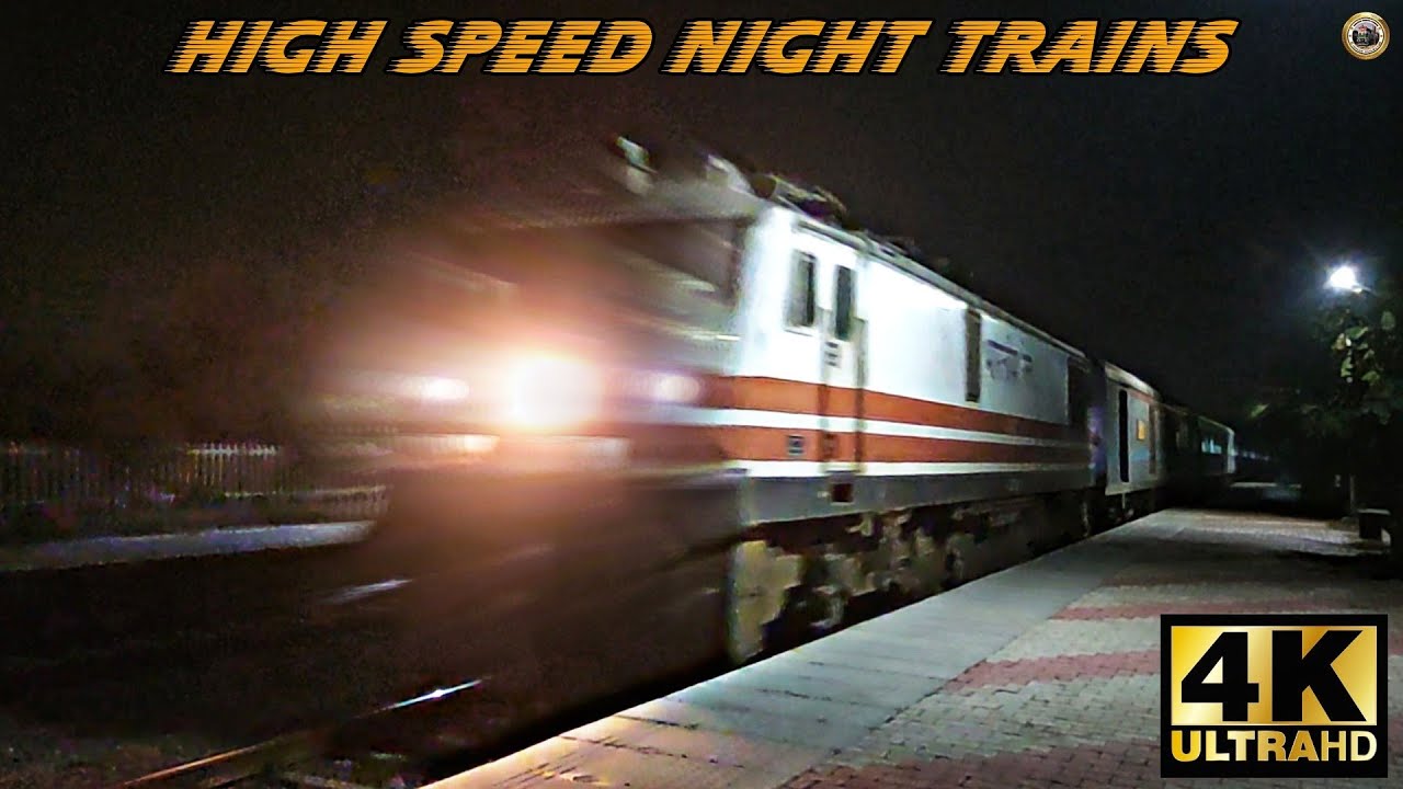 High Speed Night Trains Feat Rajdhani , Shatabdi & Pooja Express ...