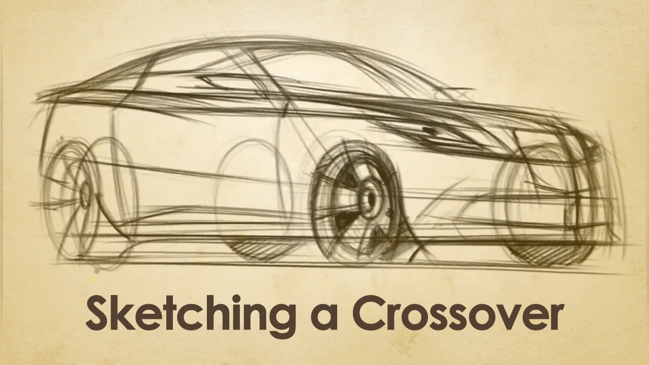 How to Draw Crossover Vehicles - YouTube