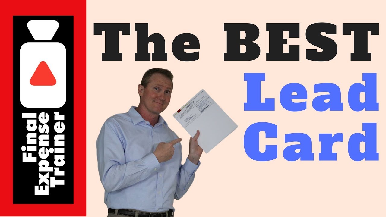 Different Lead Cards For Final Expense Sales - YouTube