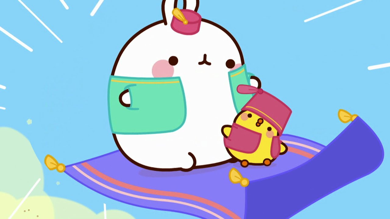 Molang and Piu Piu's The Flying Carpet | Funny Cartoons For Kids ...
