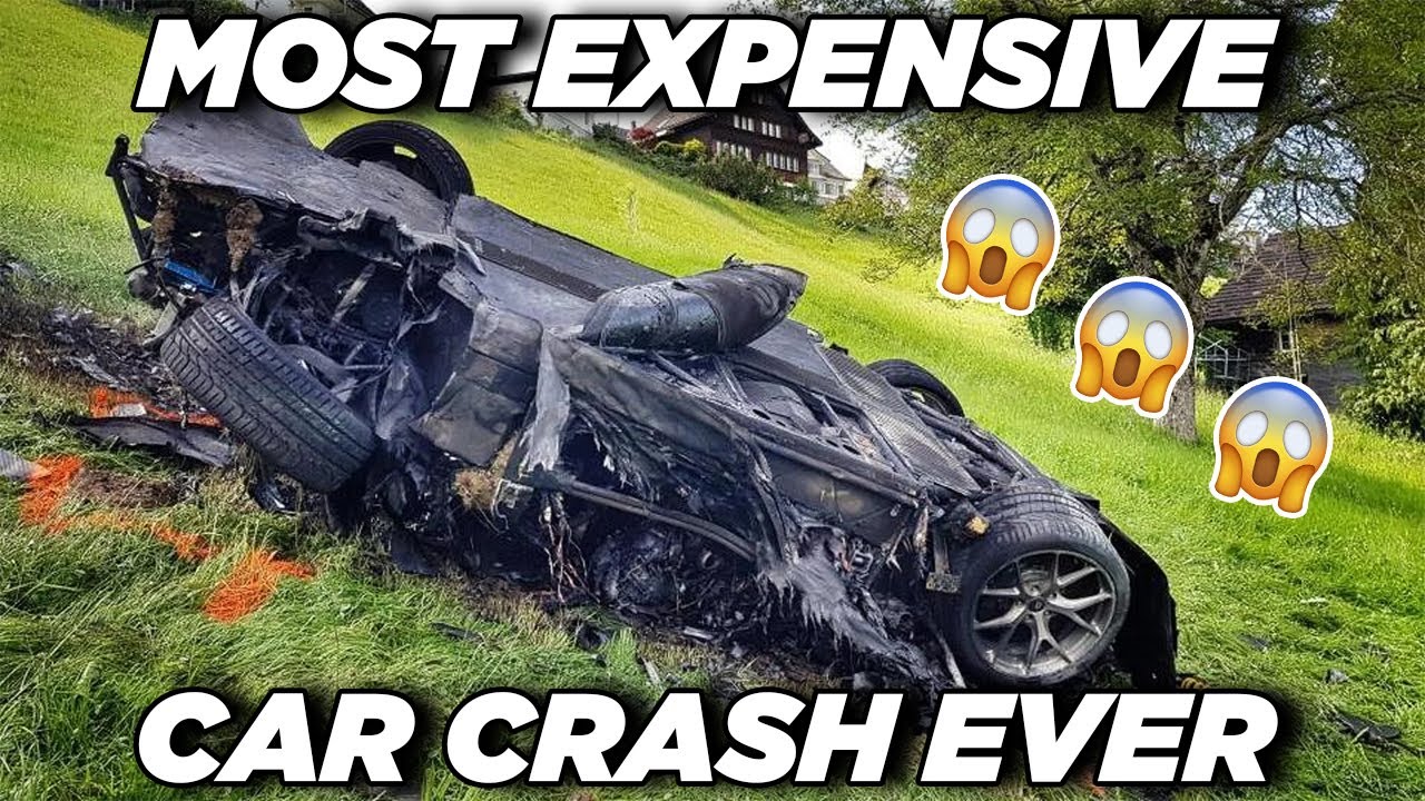 Most Expensive Car Crash Ever - YouTube