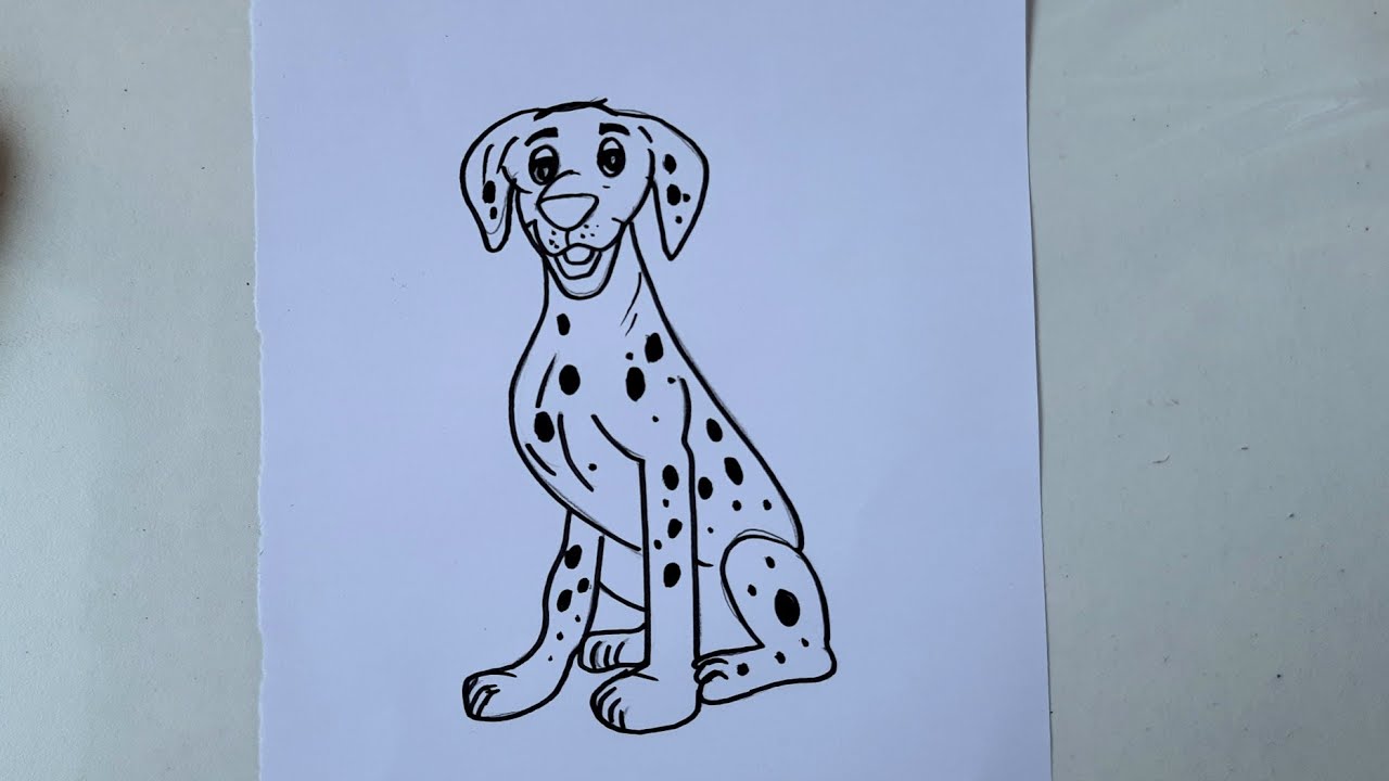 How to draw a friendly dog ||Drawing series for kids Day-2 - YouTube