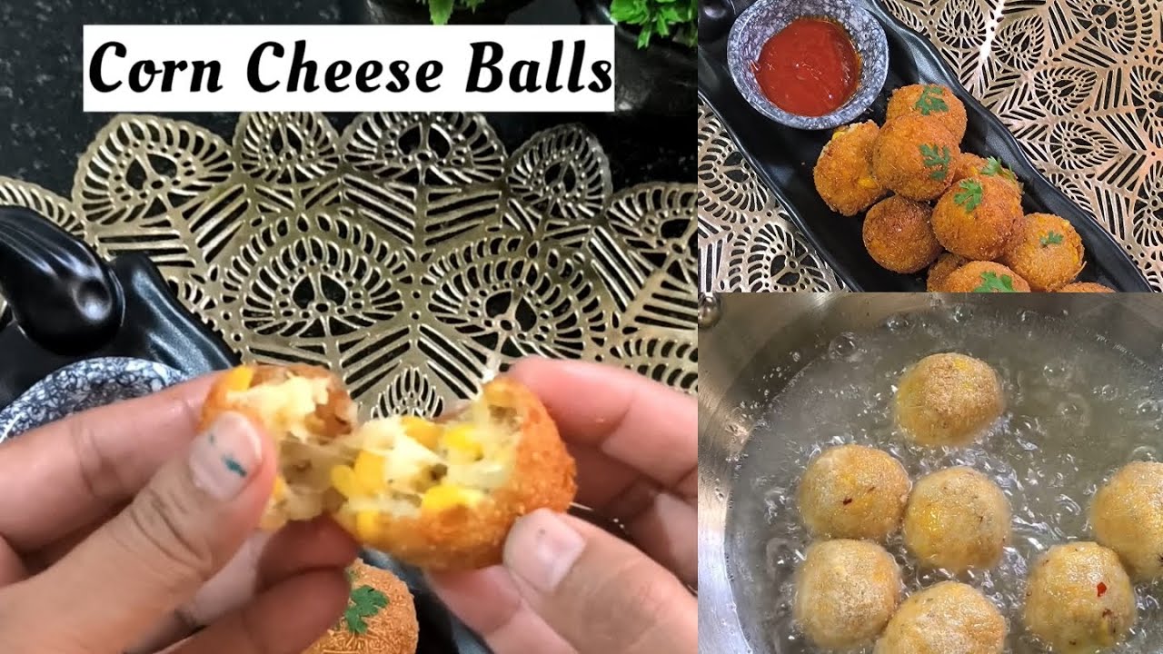 Corn Cheese Balls /crispy corn cheese balls recipe/cheese balls recipe ...