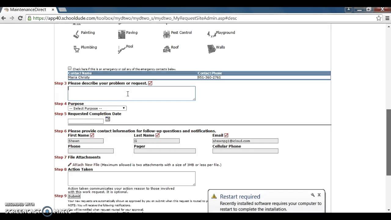 SchoolDude 2- How to Submit a New Work Order - YouTube