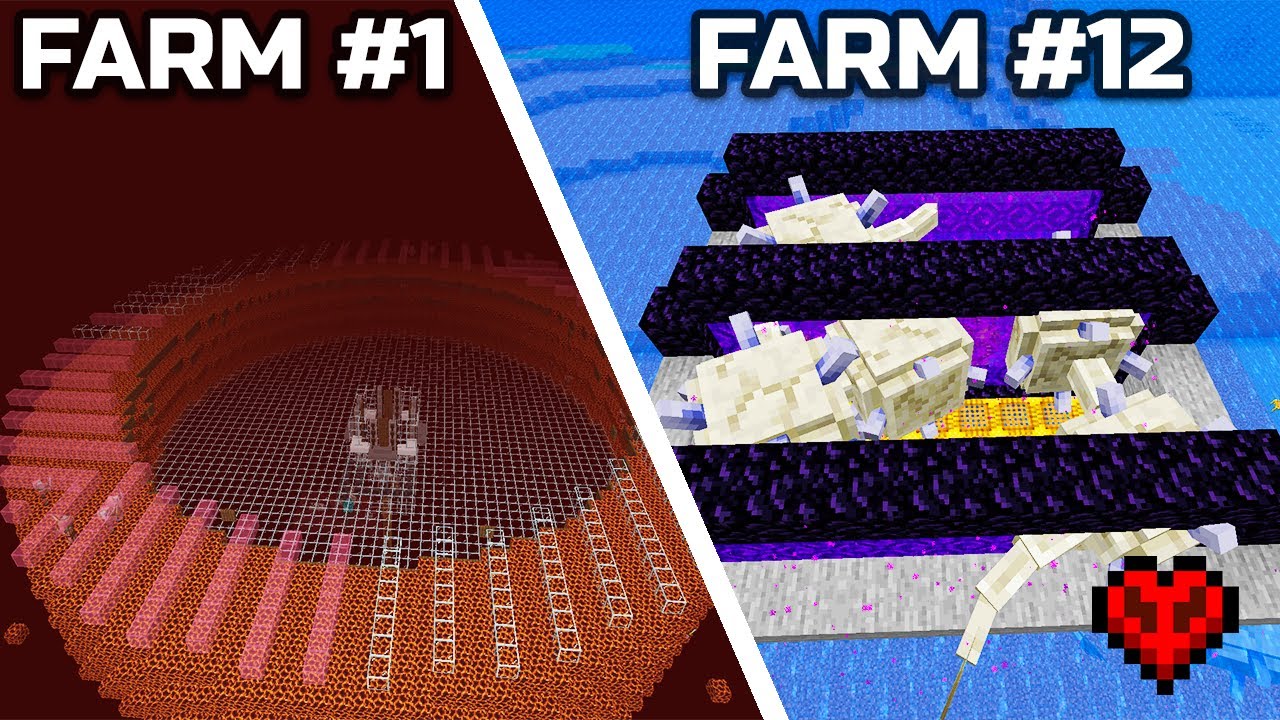 I Built INSANE Automatic Farms in Minecraft Hardcore - YouTube