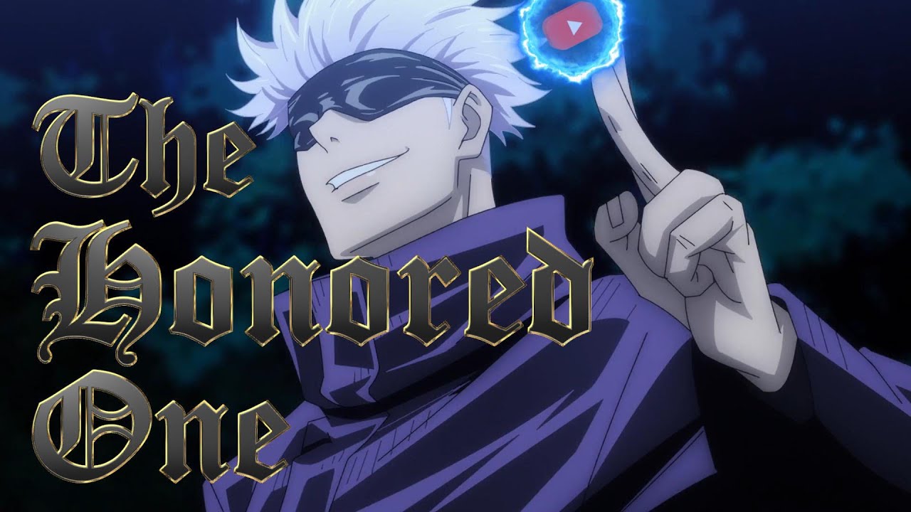 AMV Satoru Gojo Rap Song THE HONORED ONE #jujutsukaisen - YouTube