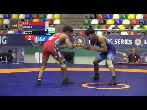1/2 FS - 61 kg: U. KALE (IND) v. R. AWARE (IND)