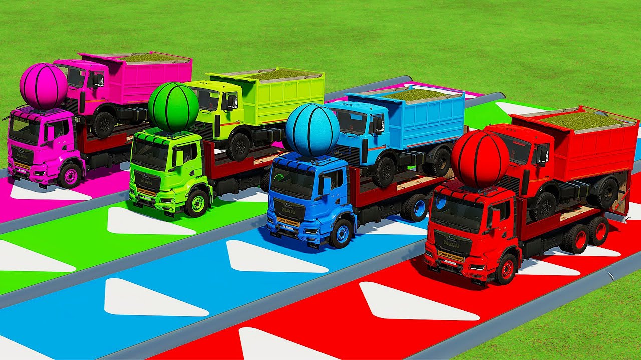 LOAD & TRANSPORT CHAFF AND MAZ TRUCKS WITH MAN TRUCKS CHALLENGE ...