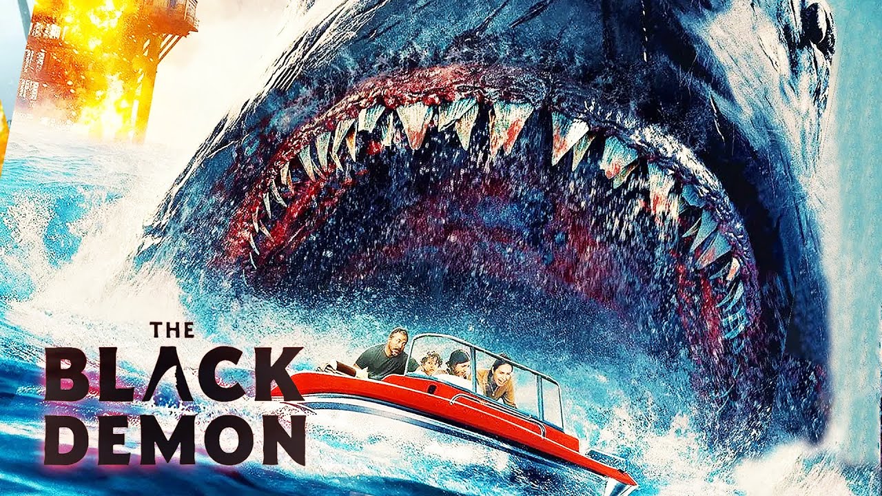 영화 [블랙 데몬 The Black Demon] 예고편: 메가로돈 상어: 2023.04: 공포 스릴러 - YouTube