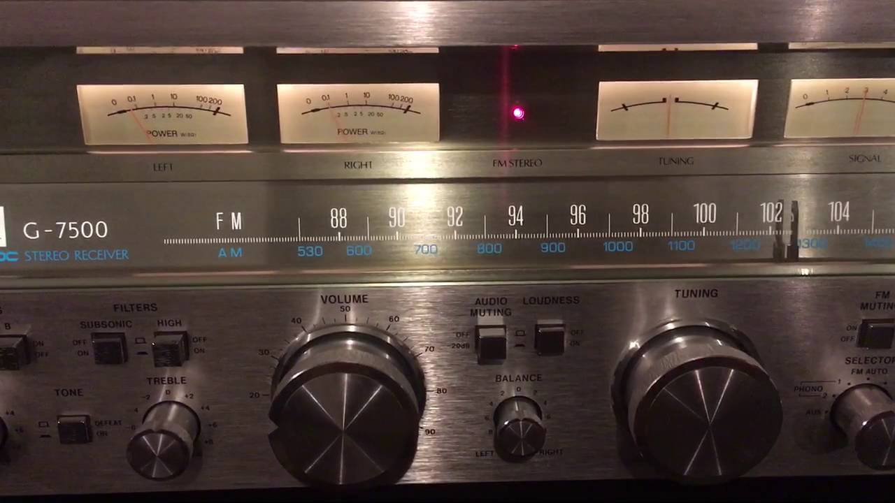 Sansui G-7500 Pure Power Receiver - YouTube