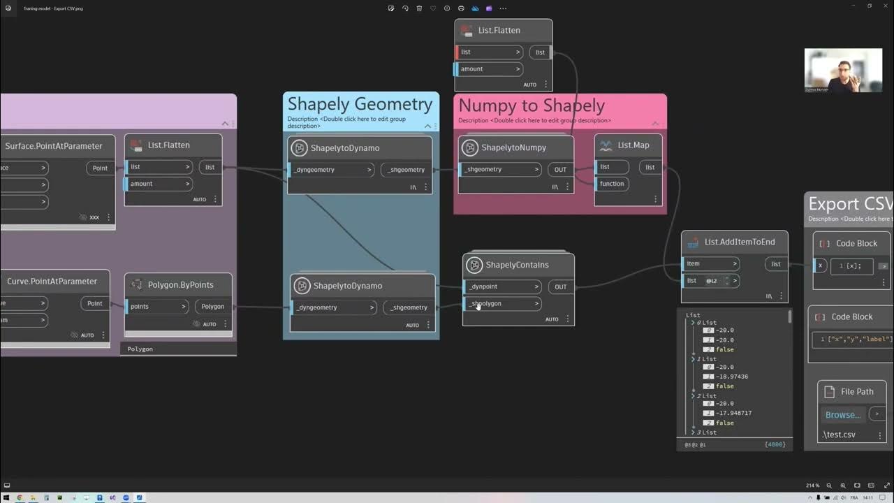 ChiNamo - Machine Learning with Shapely in Revit-Dynamo - YouTube