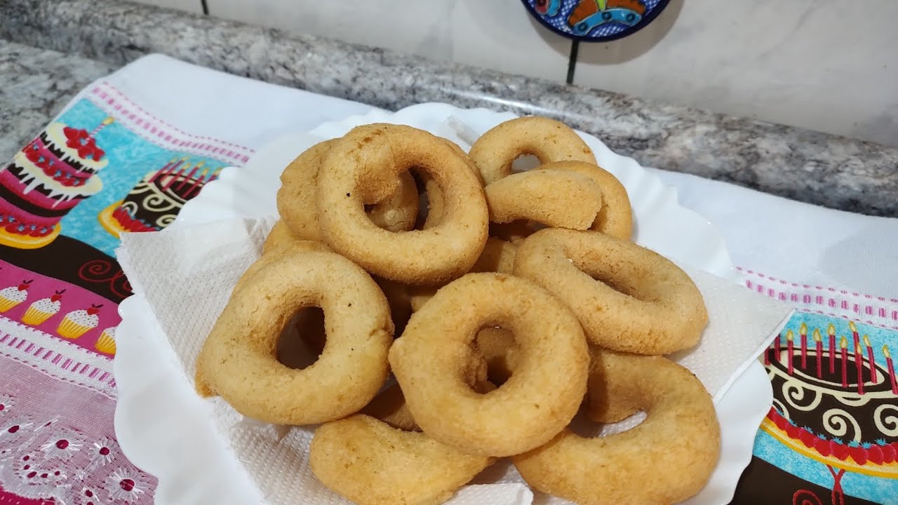 Biscoito frito com apenas três ingredientes 😋 - YouTube