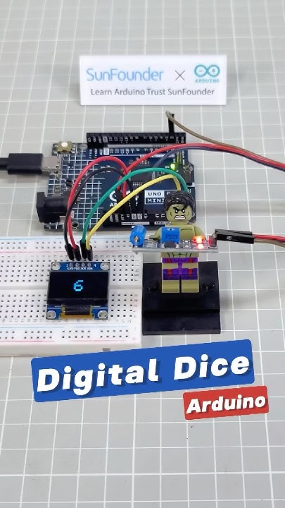 Make Your Own Dice Roller with Arduino 🎲💡 #arduino #arduinoproject - YouTube