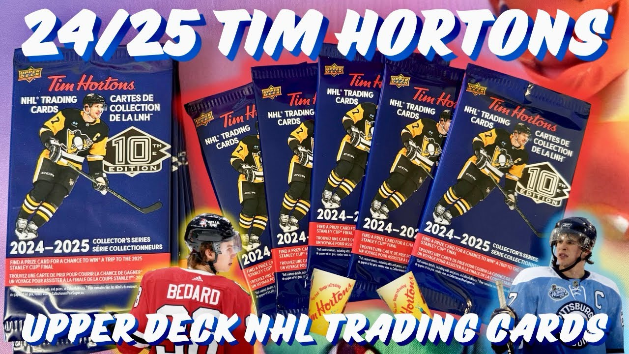 2024/2025 Tim Hortons Hockey Cards - 10th Edition Featuring Crosby ...
