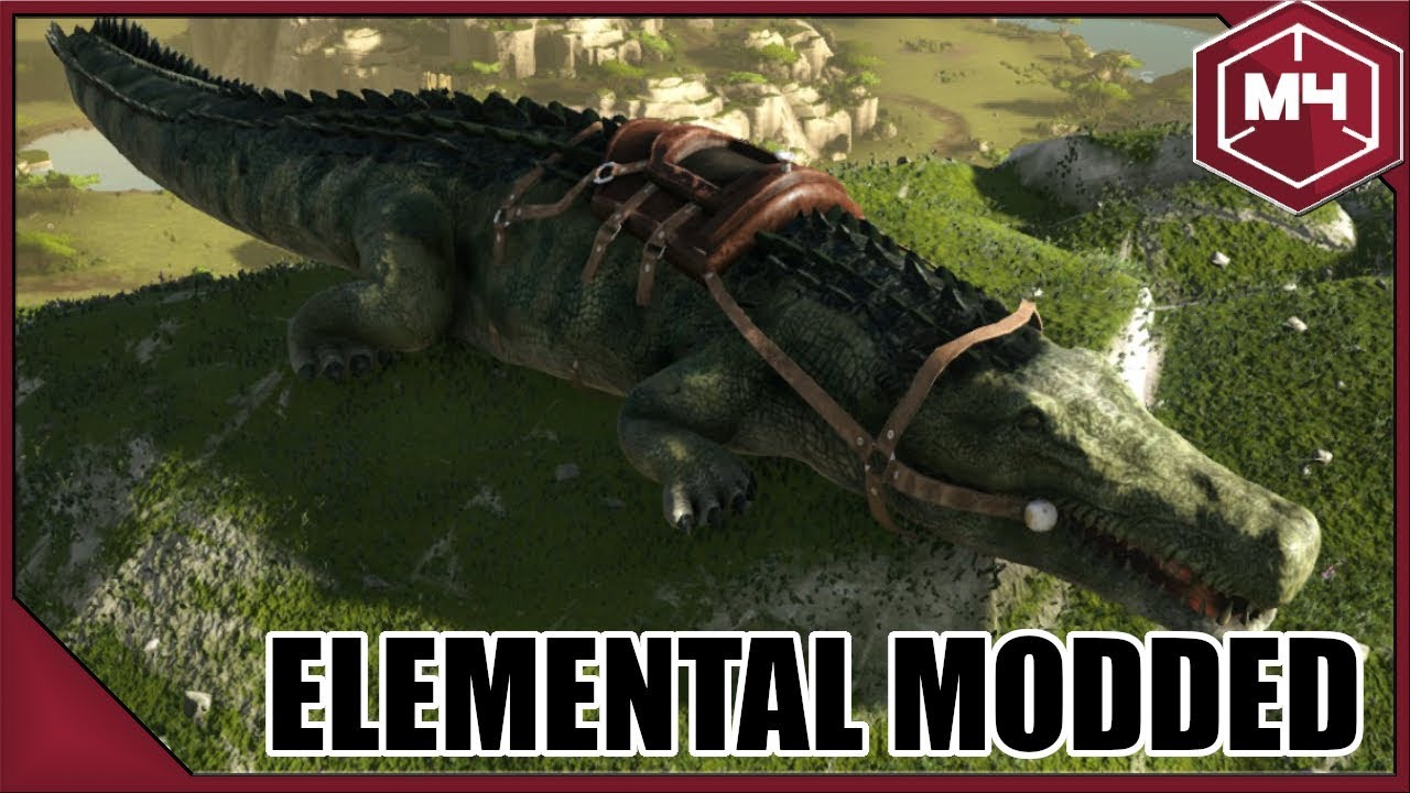 ARK Elemental Modded - Das größte Krokodil überhaupt! Purussaurus! OP ...