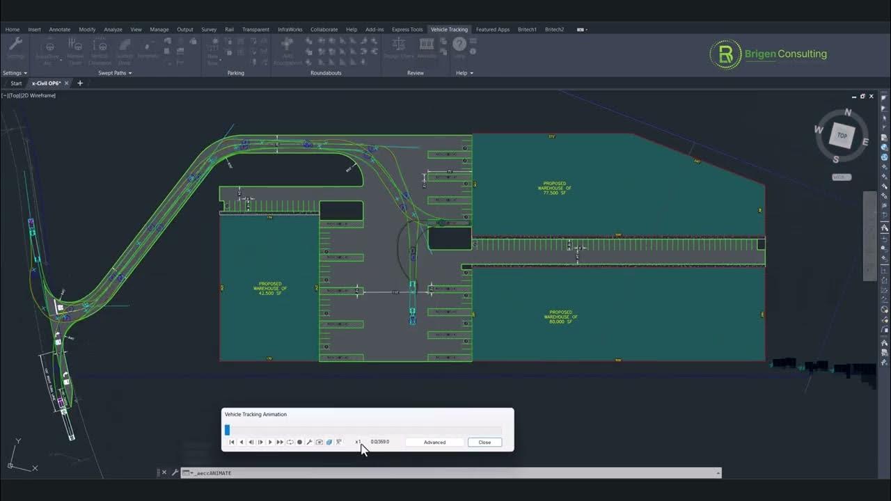 Swept Path Analysis Using Autodesk Vehicle Tracking - YouTube
