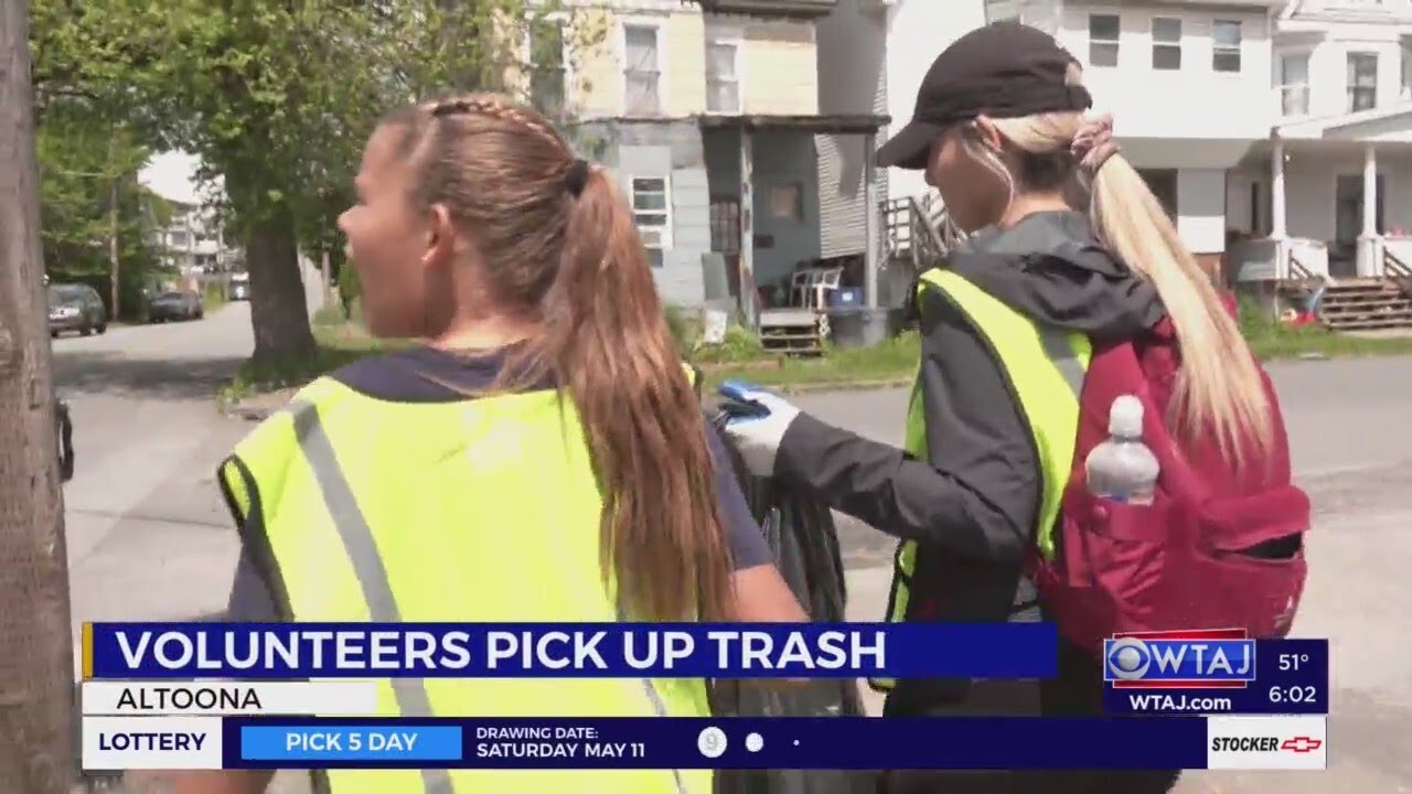 Redd Up Altoona hosts BIGGIN' trash cleanup event - YouTube