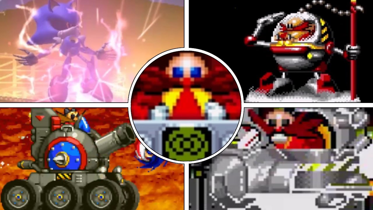 Evolution Of Second Bosses In Sonic 2D Games (No Damage) - YouTube