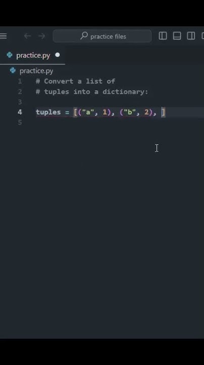 Tuples into a Dictionary | #python #pythonprogramming#coding# ... Tuples into a Dictionary | #python #pythonprogramming#coding# ...