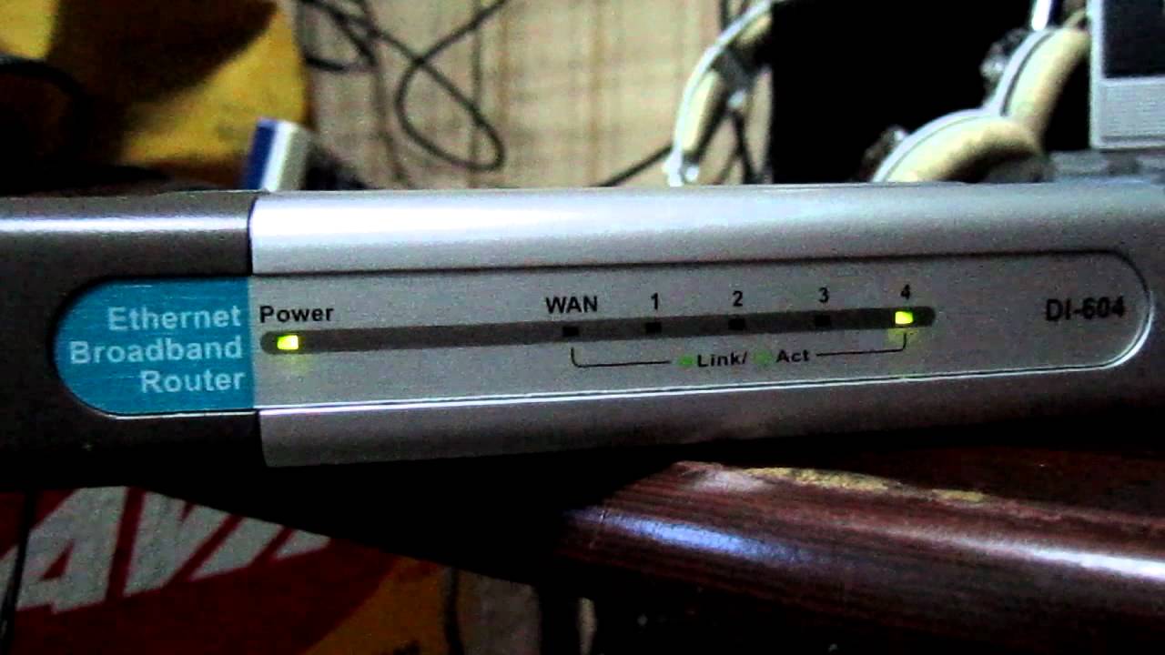 D-Link DI-604 Problem? - YouTube