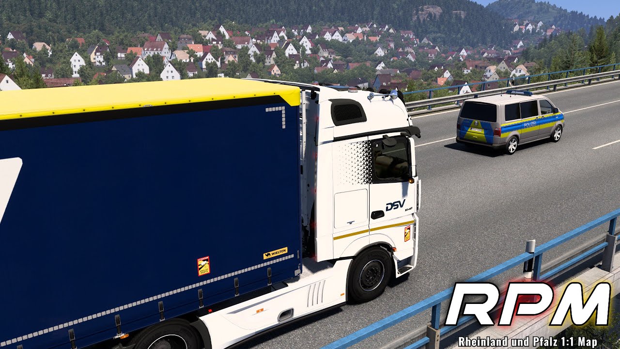 ETS2 RPM - Rheinland & Pfalz 1:1 Map I Auf Achse [2657] EURO TRUCK ...