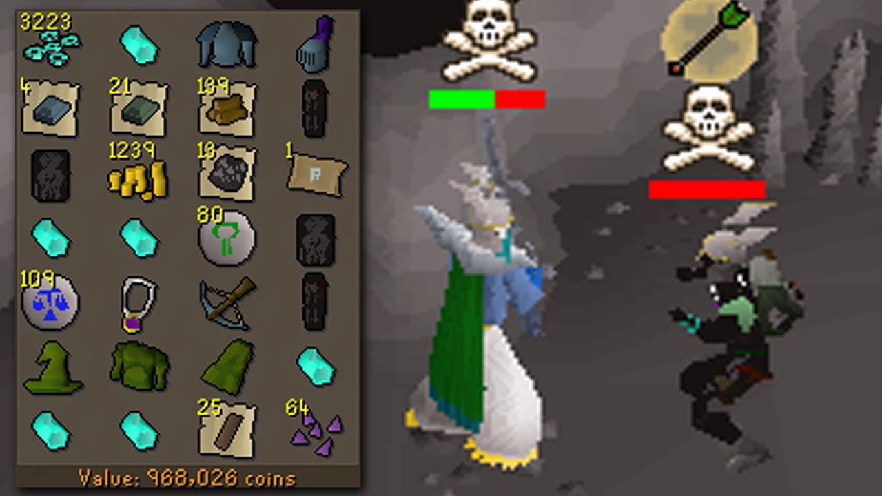 Free LOOT! Solo PKing Around Rev Caves (OSRS) - YouTube